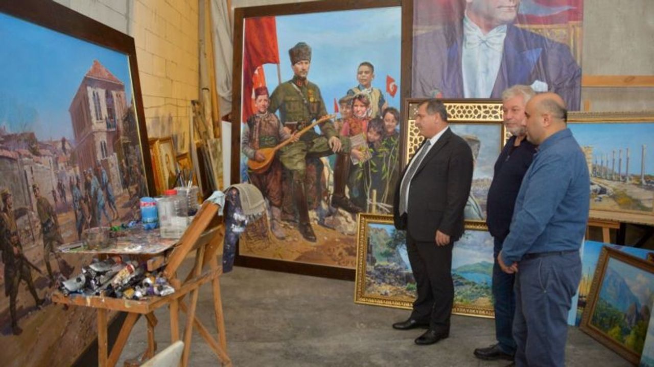 Ünlü Rus ressam Aleksander Samsonov, Antalya’da - Antalya Körfez Gazetesi